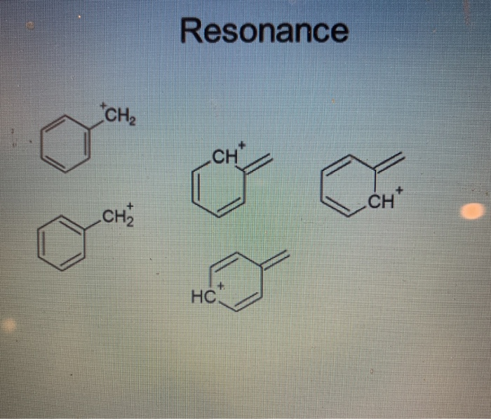 Solved Resonance CH, CH Cor CH HC | Chegg.com