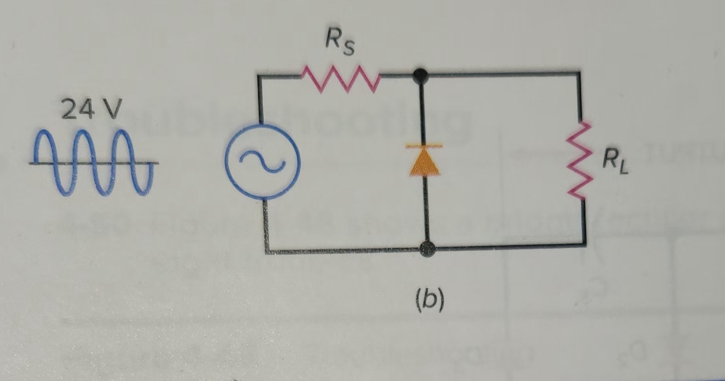 Solved Sec 4-10 ﻿clippers and limiters4-34 ﻿in fig 4-42b | Chegg.com