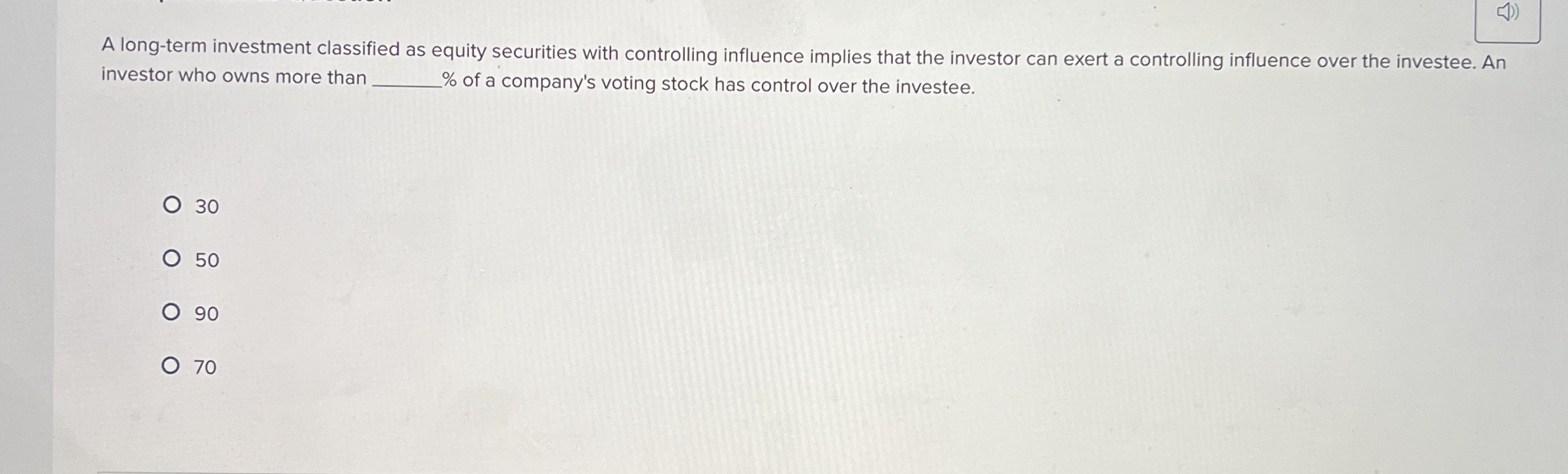 Solved A long-term investment classified as equity | Chegg.com