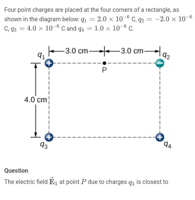 Solved Four point charges are placed at the four corners of | Chegg.com Solved Four point charges are placed at the four corners of | Chegg.com