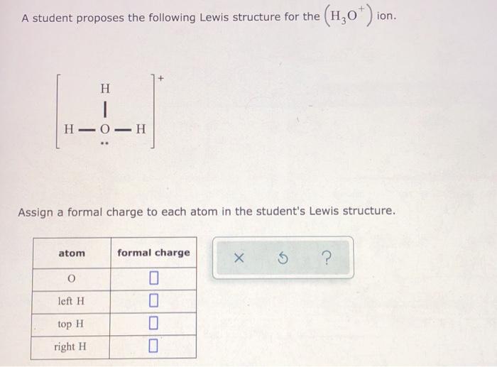Solved A student proposes the following Lewis structure for | Chegg.com
