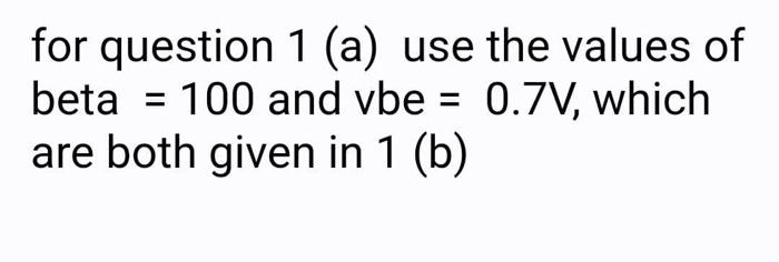 Solved a) Determine VCEQ and ICQ, where VCEQ is the | Chegg.com