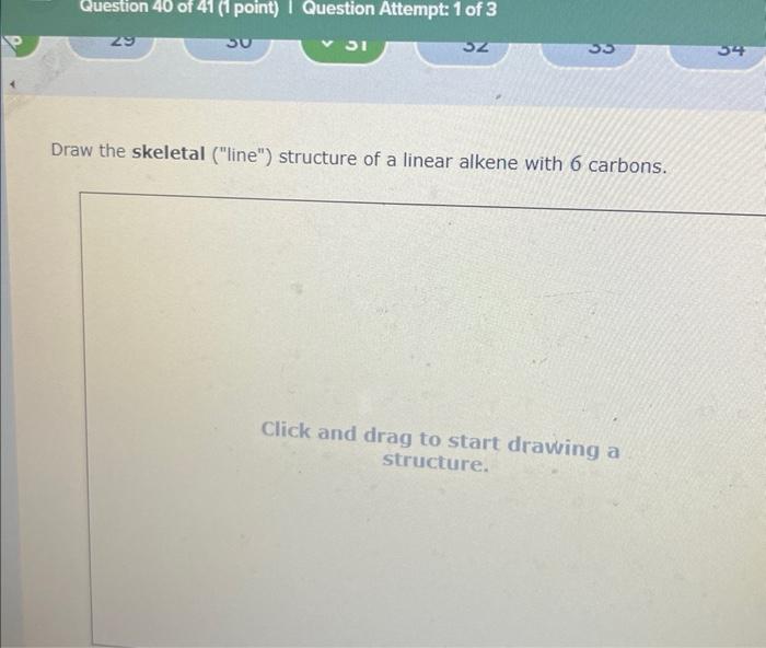 Solved Draw the skeletal ("line") structure of a linear | Chegg.com