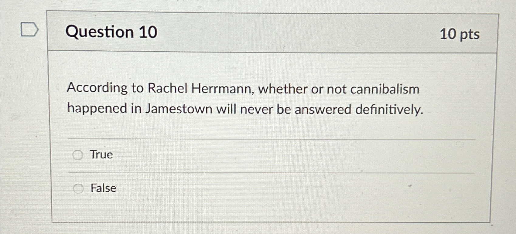 Solved Question 1010 ﻿ptsAccording to Rachel Herrmann, | Chegg.com