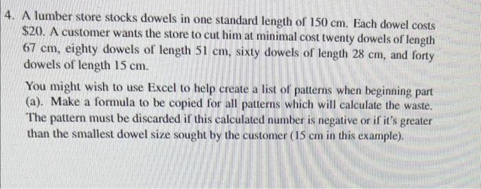 Solved (iv) For each question, do the following: (a) | Chegg.com