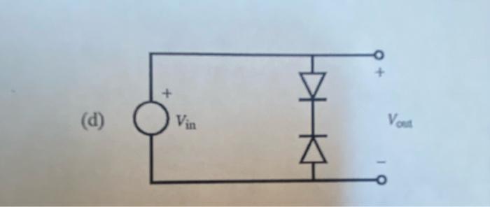 Solved 8. Sketeh the output V out on a set of axes for | Chegg.com