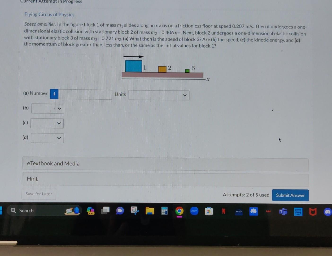 Solved Speed amplifier. In the figure block 1 of mass m1 | Chegg.com