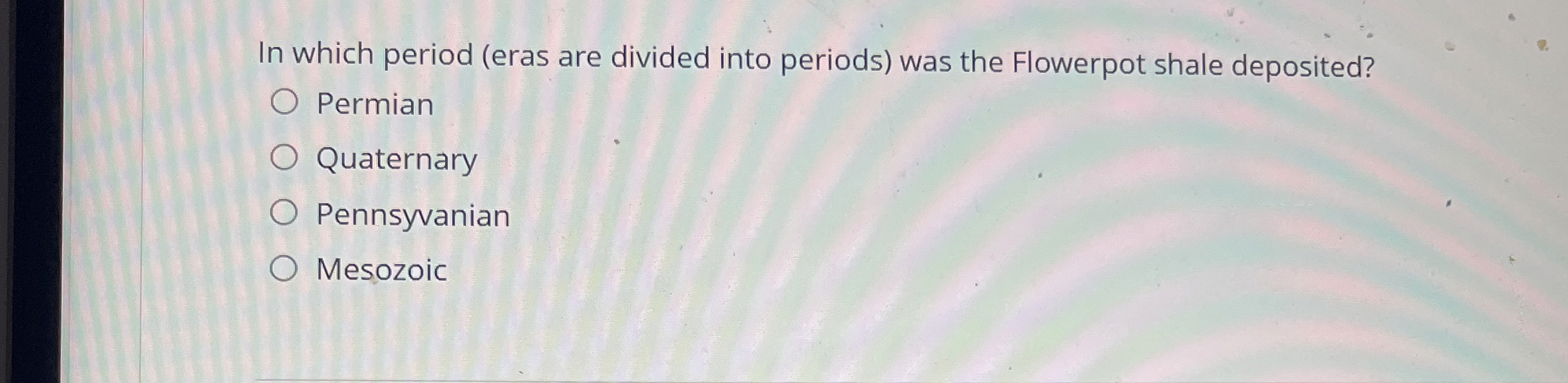 Solved In which period (eras are divided into periods) ﻿was | Chegg.com