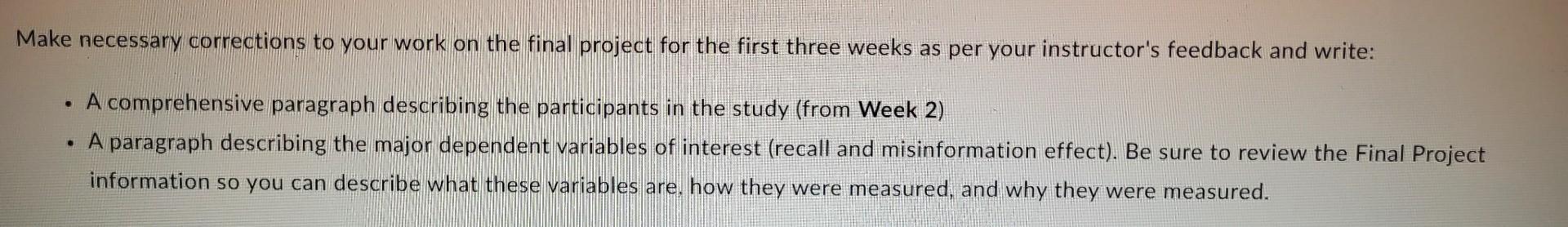 Solved Make necessary corrections to your work on the final | Chegg.com