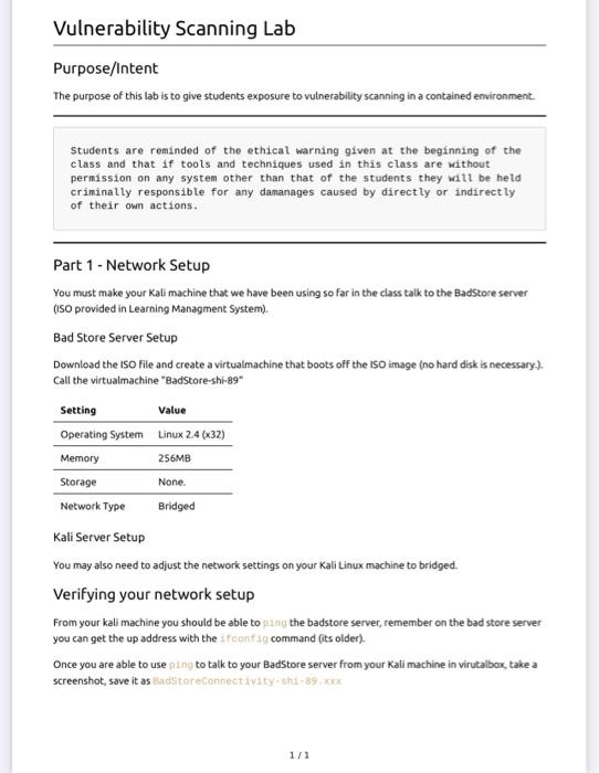 Solved Purpose/Intent The purpose of this lab is to give | Chegg.com