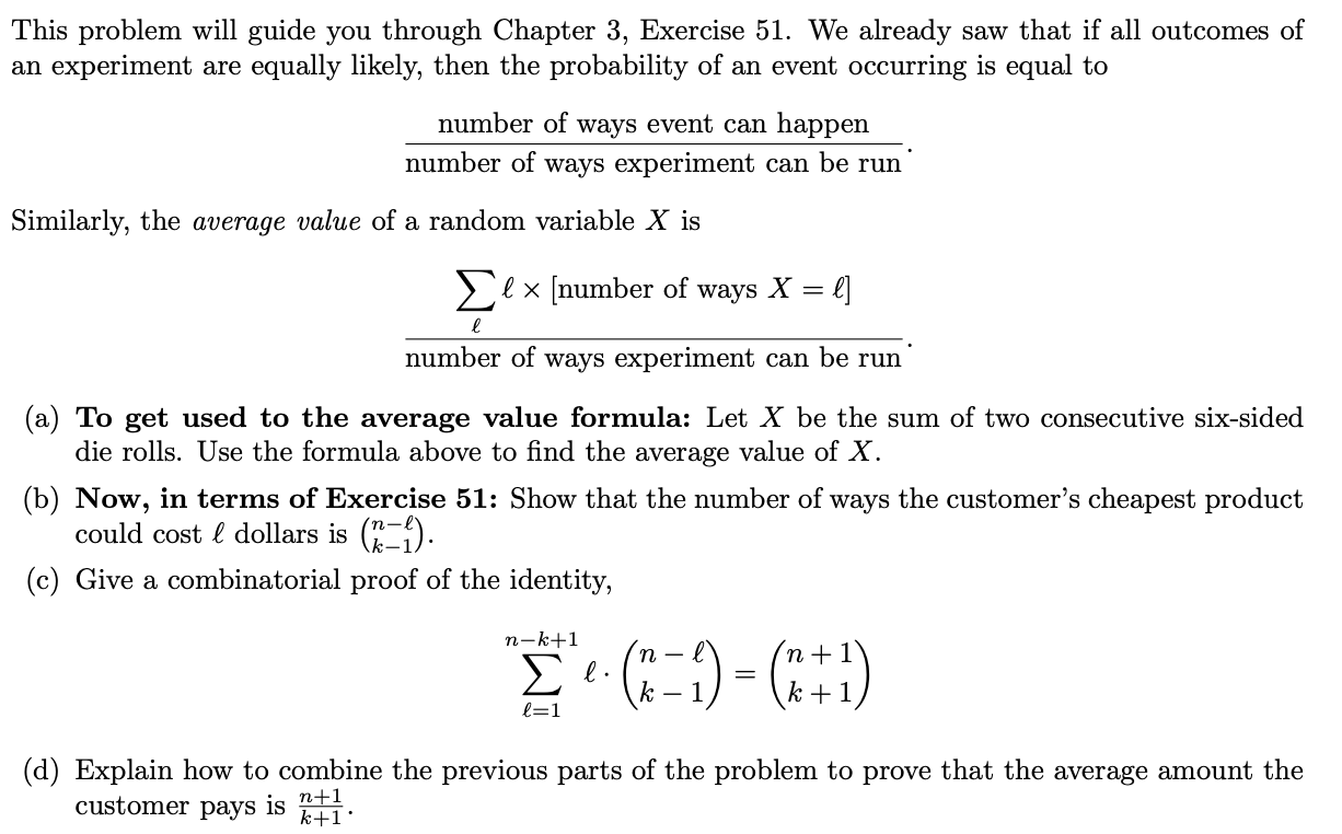Solved This problem will guide you through Chapter 3, | Chegg.com