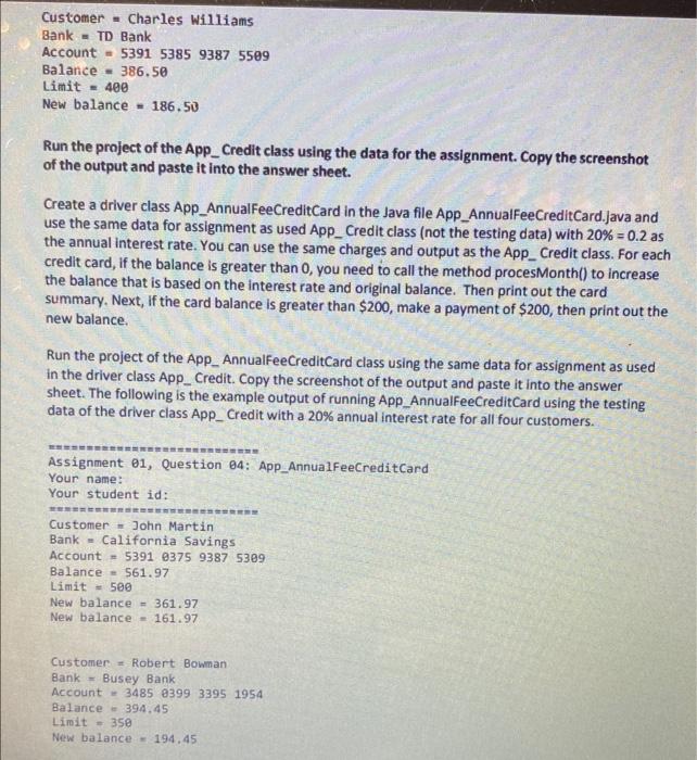 Solved 4. (40 pts) Use the following UML dlagram as a | Chegg.com