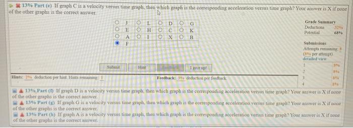 Solved (6\%) Problem 11: Consider an object that moves in | Chegg.com