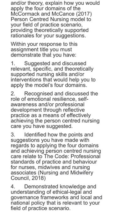 Solved −−and/or theory, explain how you would apply the four | Chegg.com