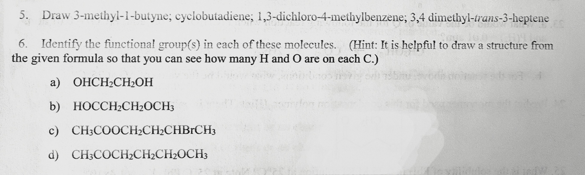 Solved Draw 3-methyl-1-butyne; cyclobutadiene; | Chegg.com