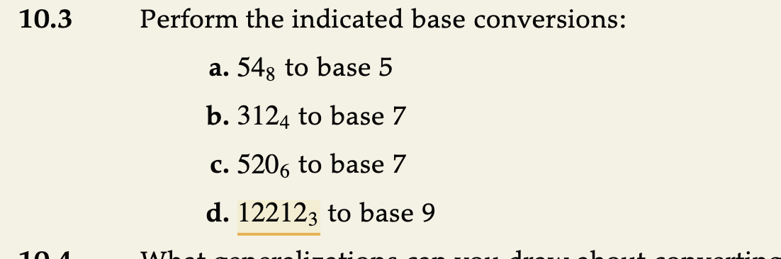 Solved 10.3 ﻿Perform the indicated base conversions:a. 548 | Chegg.com