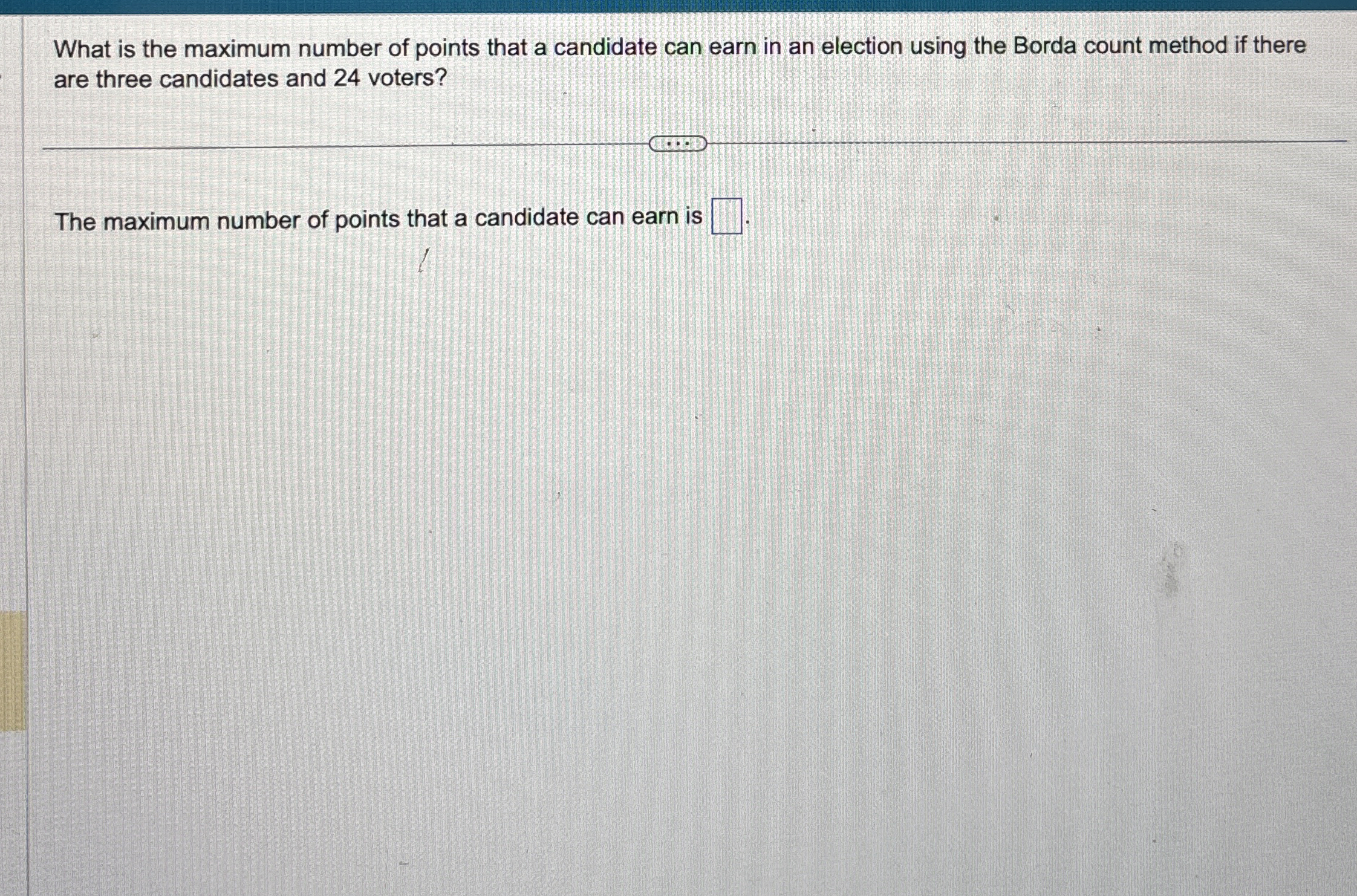 Solved What is the maximum number of points that a candidate | Chegg.com