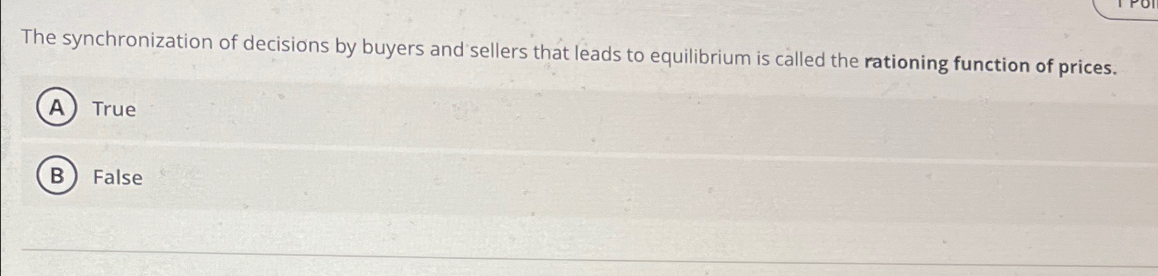 Solved The synchronization of decisions by buyers and | Chegg.com