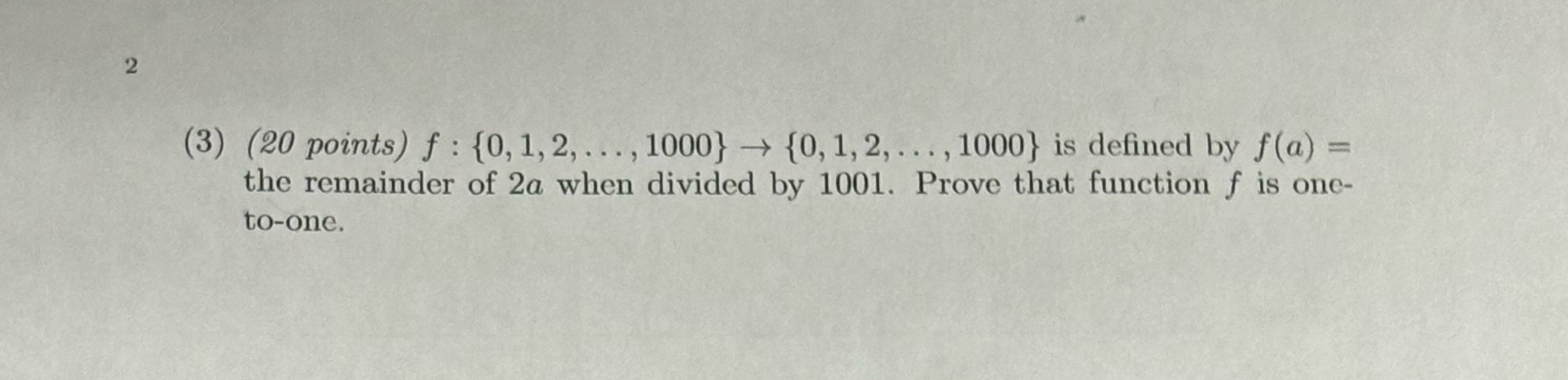 Solved 2(3) (20 | Chegg.com