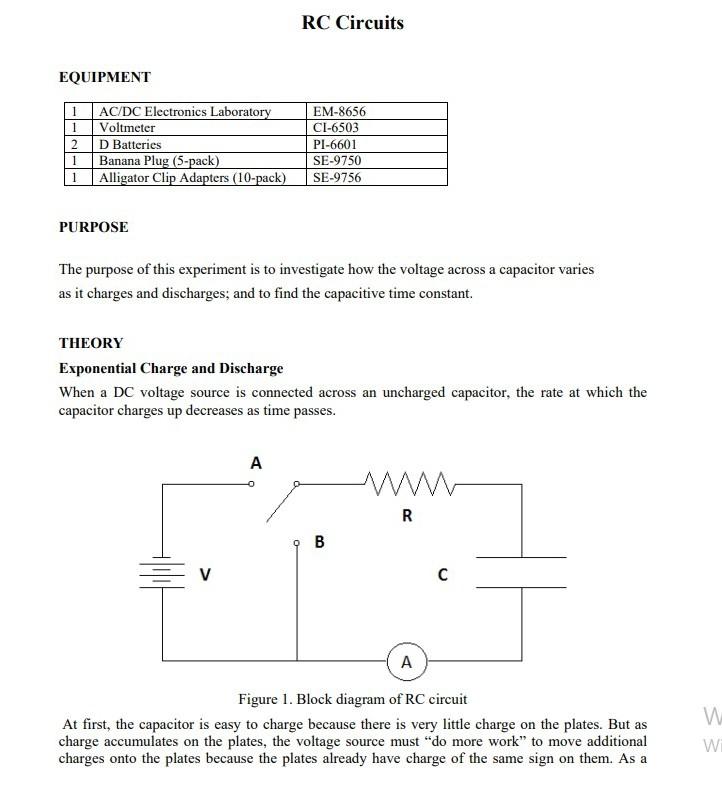 Can you write an experiment report with data, | Chegg.com