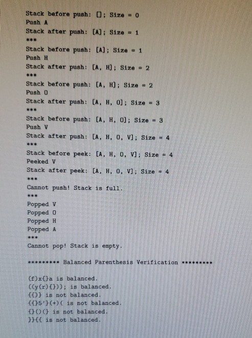 Solved 1 Part 1: Create a Character Stack We are going to | Chegg.com