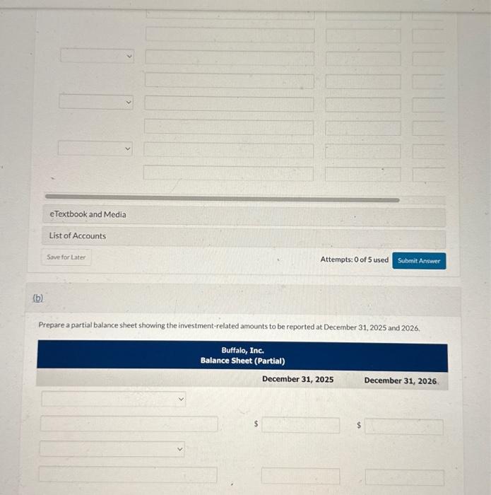 Solved Prepare a partial balance sheet showing the | Chegg.com