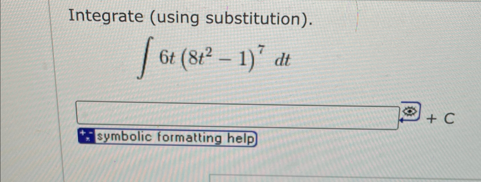 Solved Integrate (using | Chegg.com