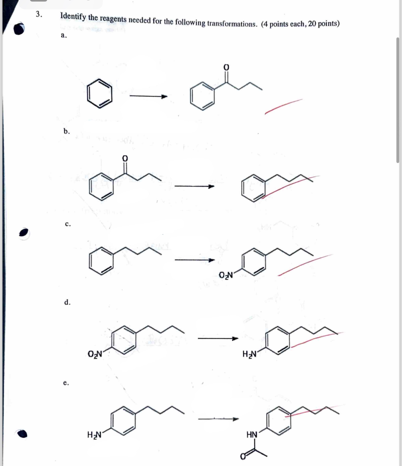 Solved Identify the reagents needed for the following | Chegg.com Solved Identify the reagents needed for the following | Chegg.com