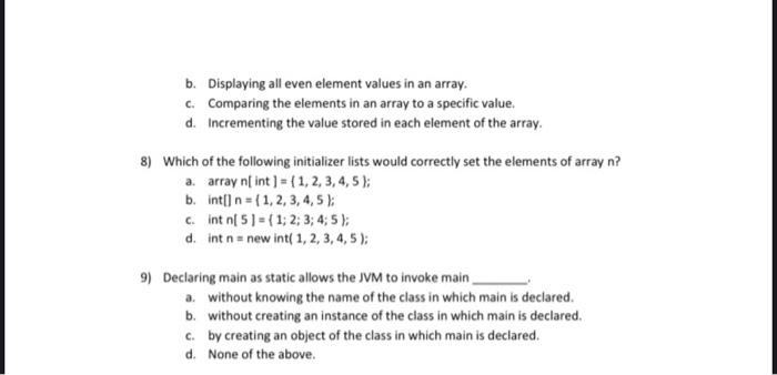 Solved Cs2301 Assignment 2 Methods Arrays And 