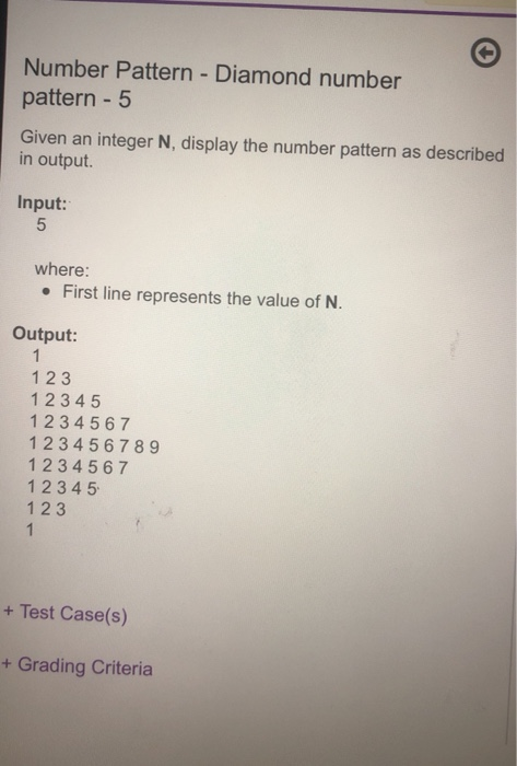Solved Number Pattern Square Number Pattern 1 Given An 