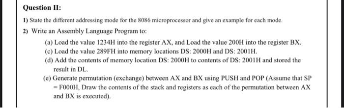 Solved "NOTE: text book: " The 80x86 IBM PC and Compatible | Chegg.com