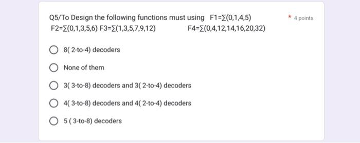Q5/To Design the following functions must using | Chegg.com