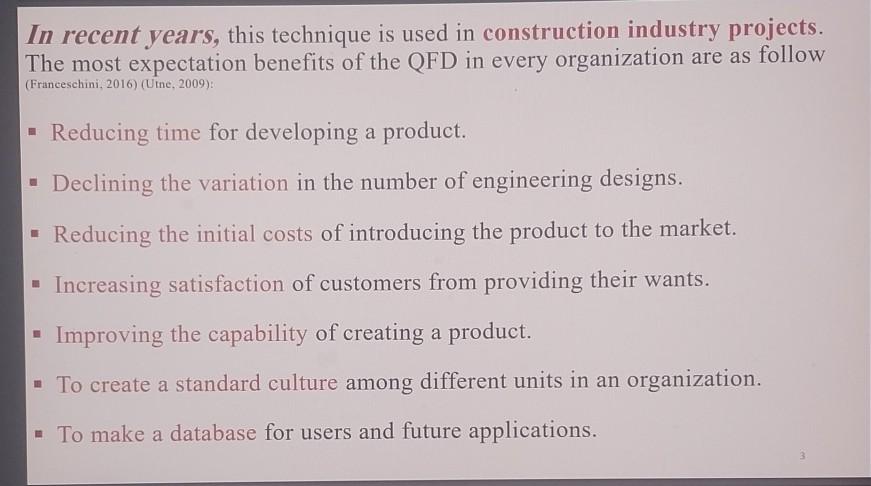 Address the house of the quality chart (HoQ-Chart) | Chegg.com
