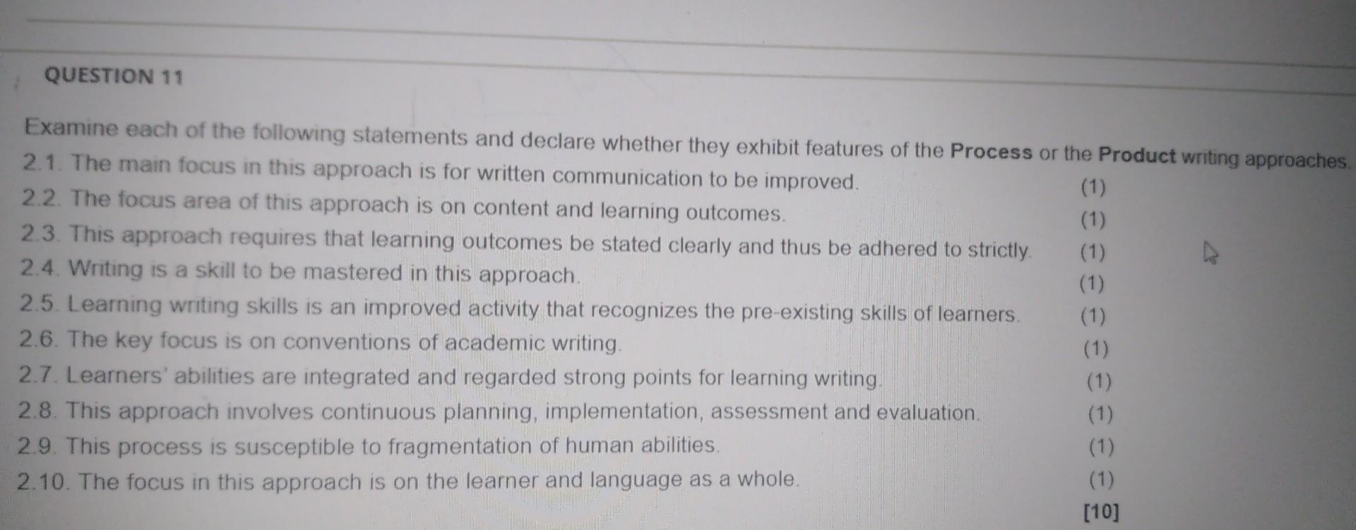 Examine each of the following statements and declare | Chegg.com