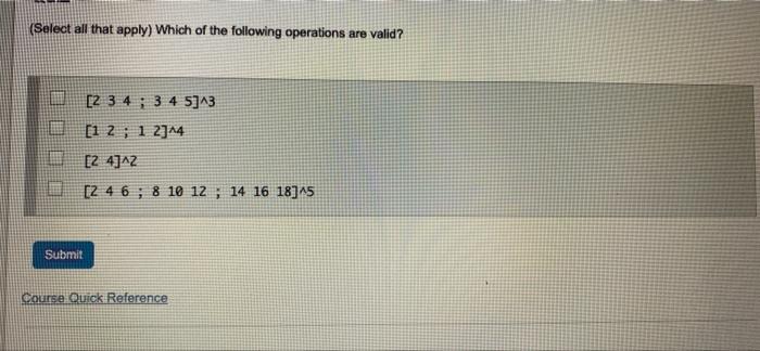 Solved (Select all that apply) Which of the following | Chegg.com