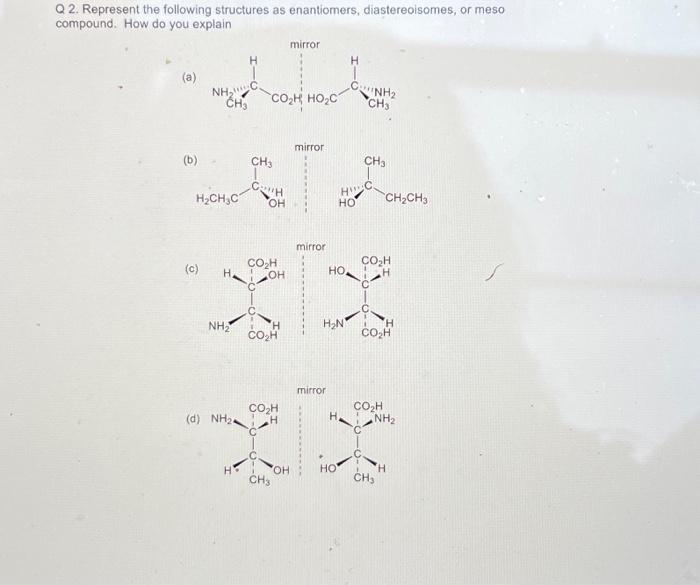 Solved Q2. Represent the following structures as | Chegg.com