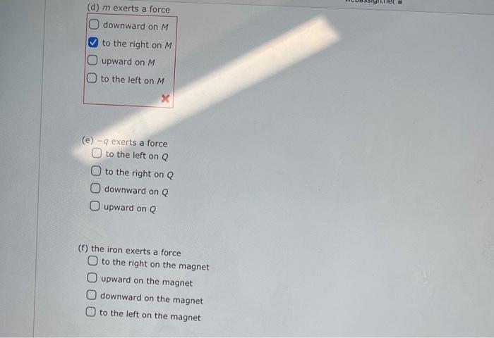 Solved One or more external forces are exerted on each | Chegg.com