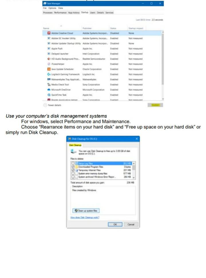 Solved Maintaining Computer Systems and Networks A properly | Chegg.com