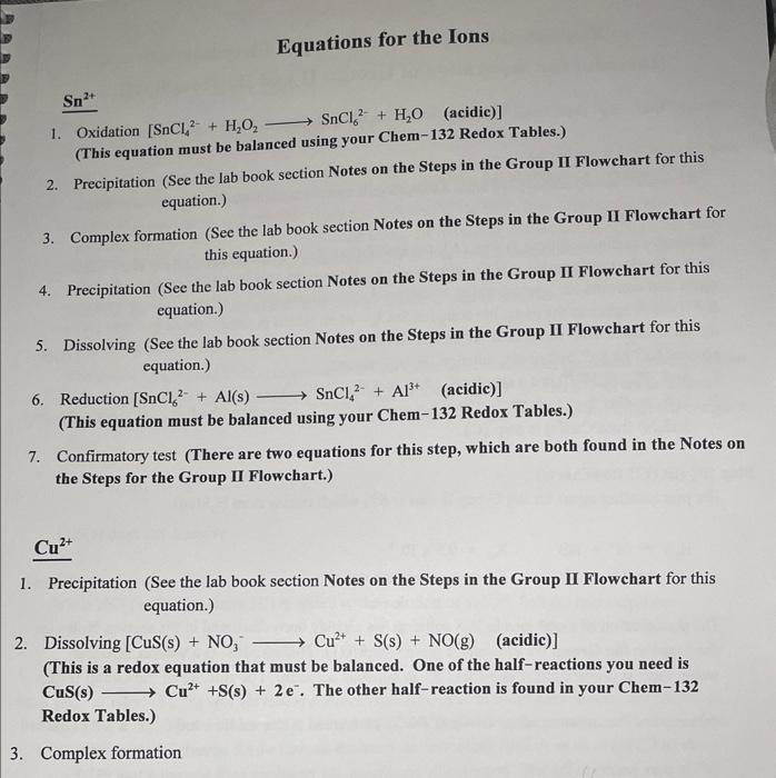 Solved 2. Precipitation (See the lab book section Notes on | Chegg.com