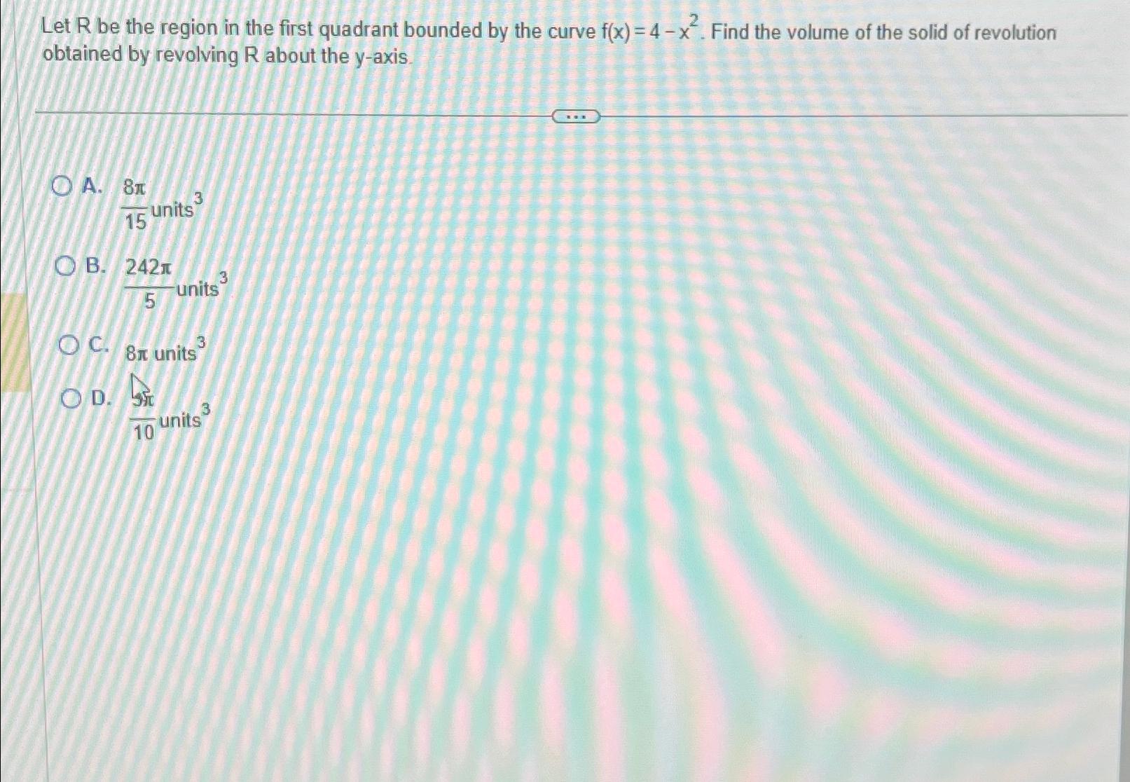 Solved Let R ﻿be the region in the first quadrant bounded by | Chegg.com