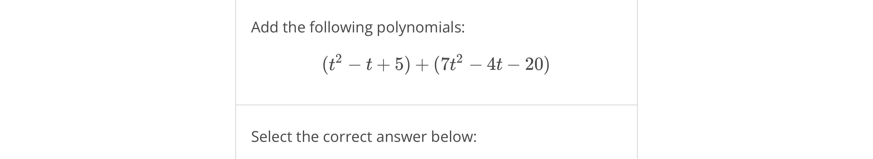 Solved Add the following | Chegg.com