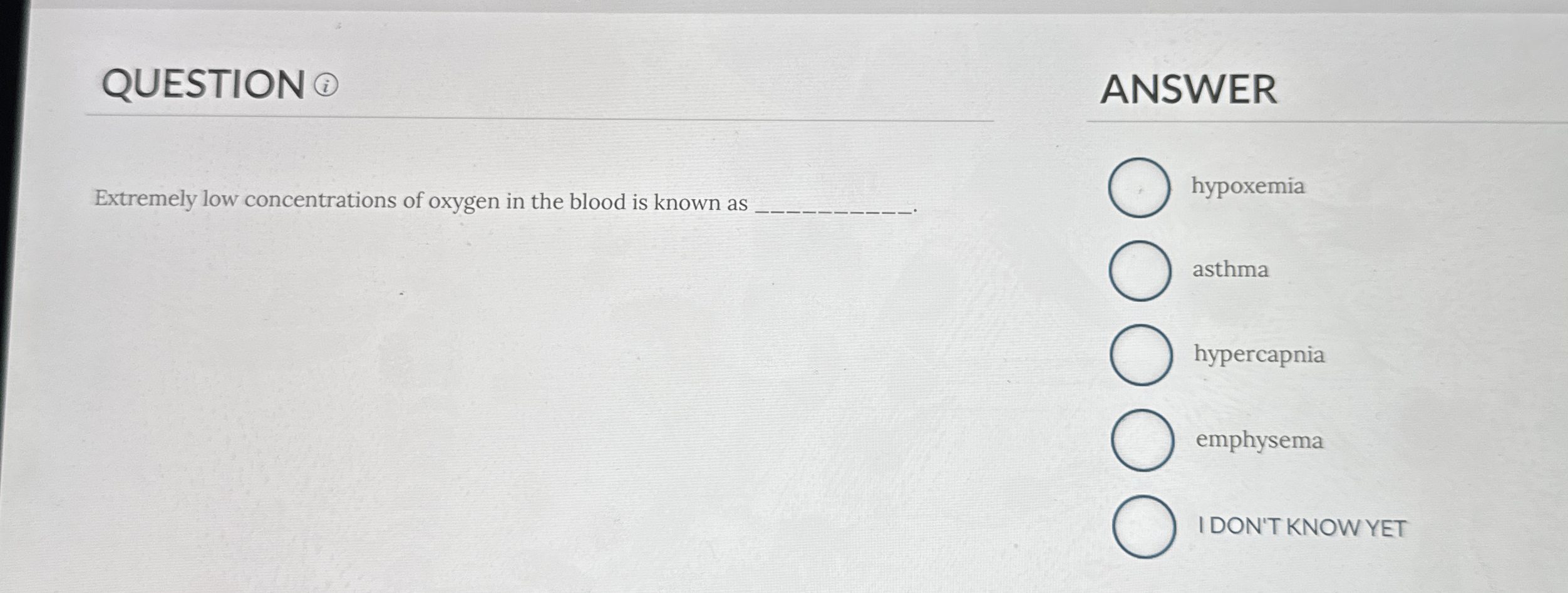 Solved QUESTION (Extremely low concentrations of oxygen in | Chegg.com