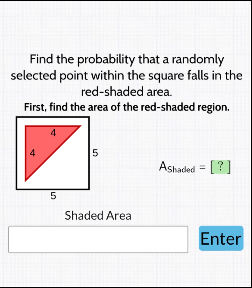 Solved Find the probability that a randomlyselected point | Chegg.com