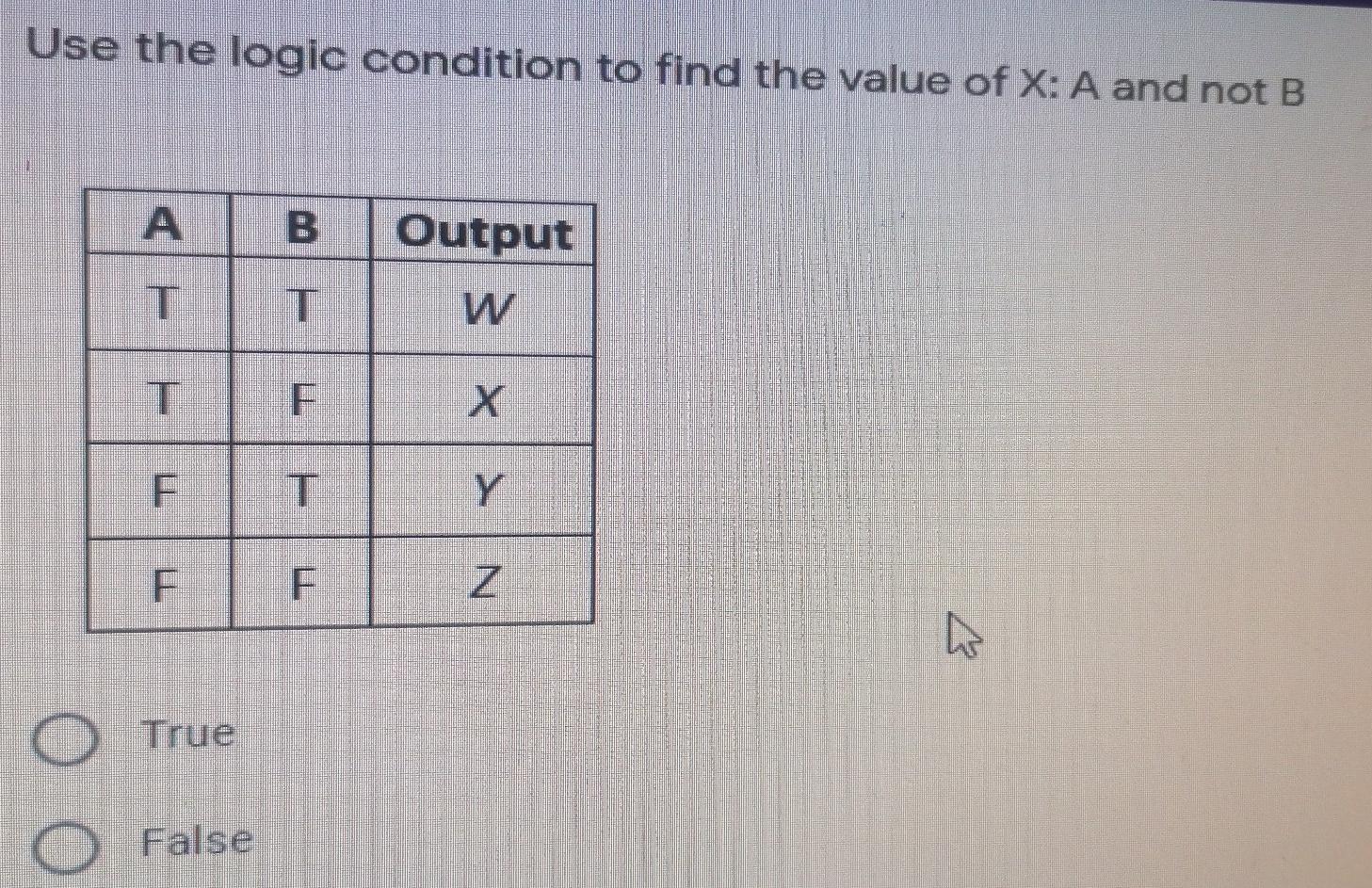 Solved Use the logic condition to find the value of X: A and | Chegg.com
