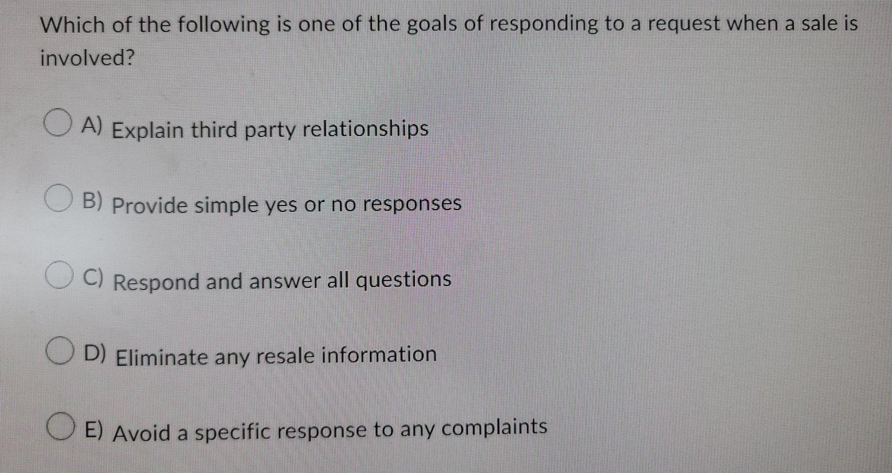 Solved When closing a negative message on a respectful note, | Chegg.com