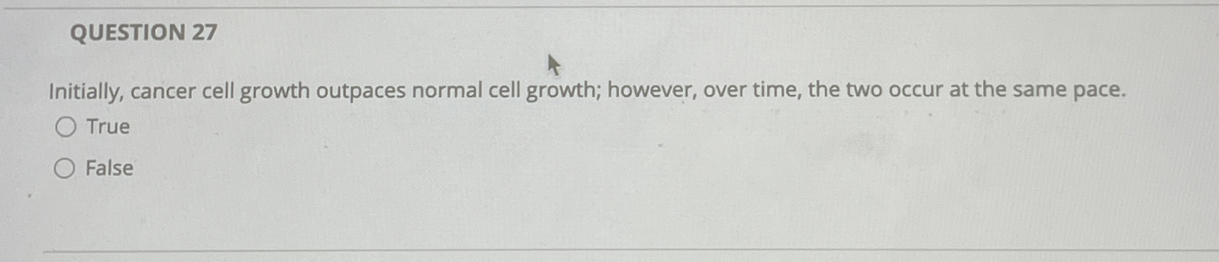 High Quality SOLUTION QUESTION 27Initially, cancer cell growth outpaces | Chegg.com