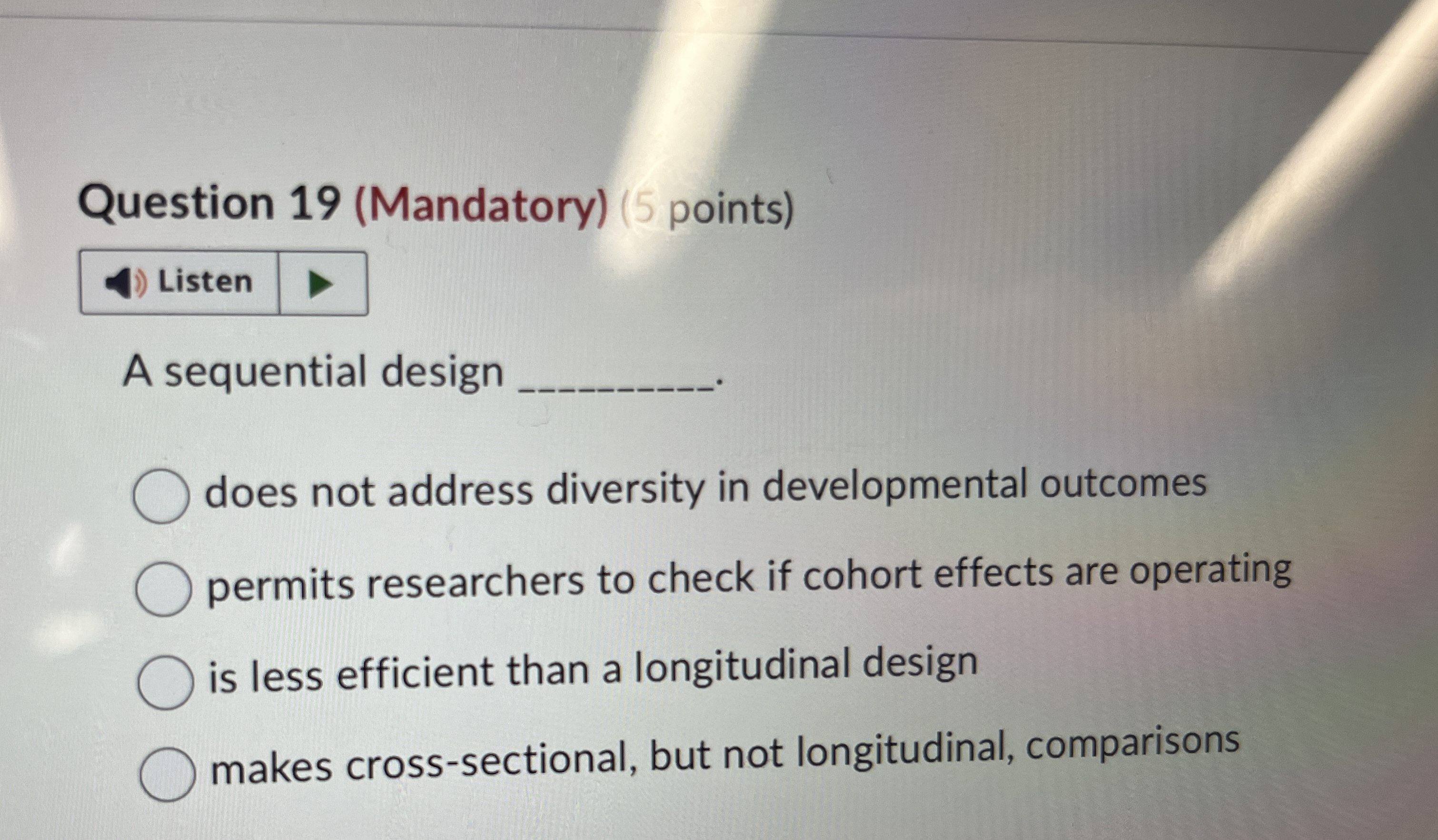 Solved Question 19 (Mandatory) (5 ﻿points) A sequential | Chegg.com