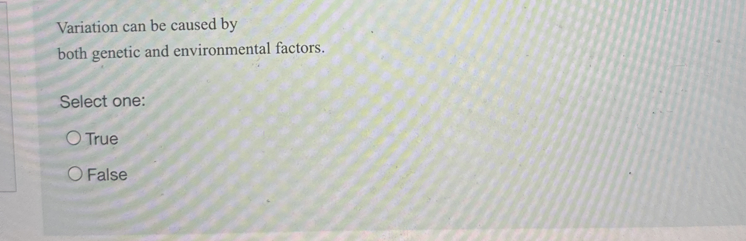 Solved Variation can be caused byboth genetic and | Chegg.com