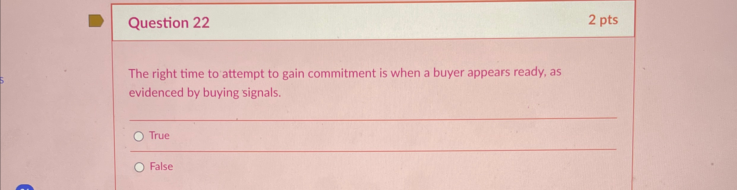 Solved Question 222 ﻿ptsThe right time to attempt to gain | Chegg.com