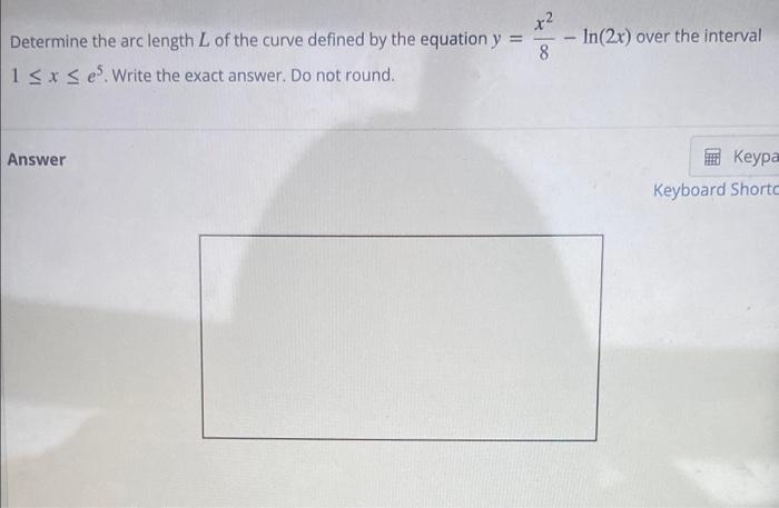 Solved Determine the arc length L of the curve defined by | Chegg.com